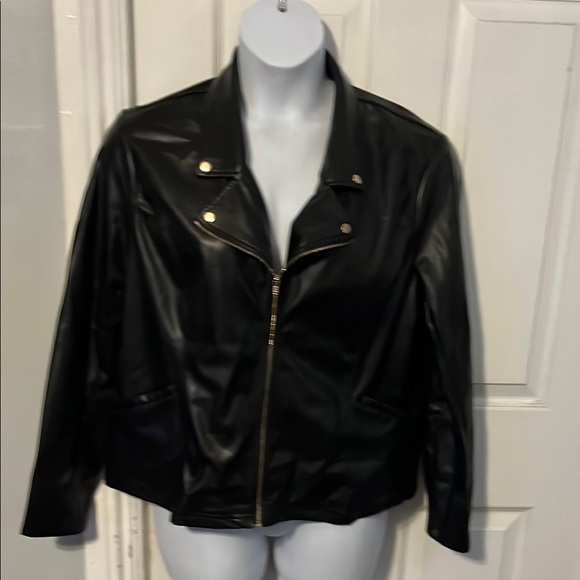 Cato | Jackets & Coats | Cato Black Faux Leather Jacket | Poshmark